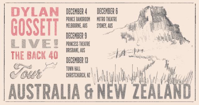 The Back 40 Tour: Australia & New Zealand