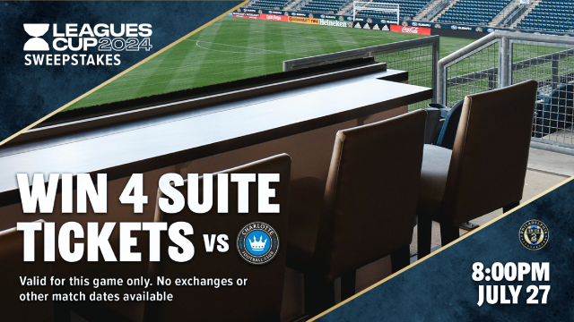 Enter to Win 4 Suite Tickets to a Union Game ⭐