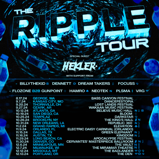 DRINKURWATER Presents: THE RIPPLE TOUR