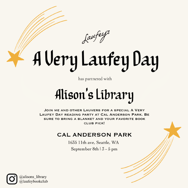 RSVP: Alison's Library x A Very Laufey Day Seattle Reading Party