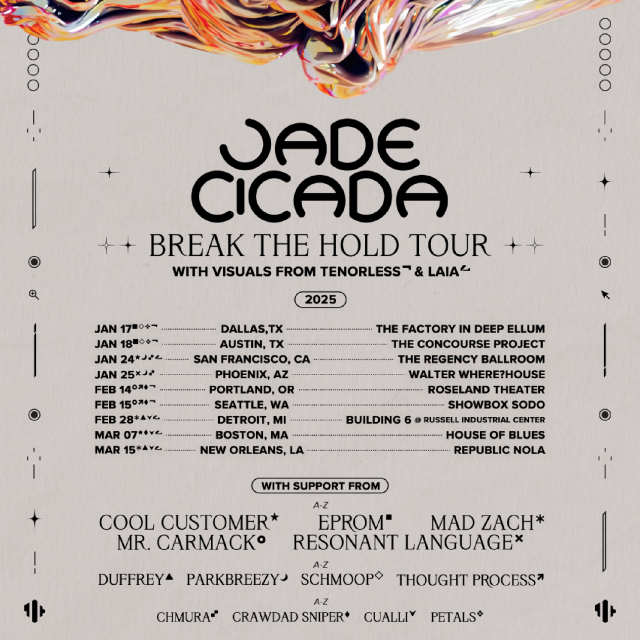 Jade Cicada - Break The Hold Tour