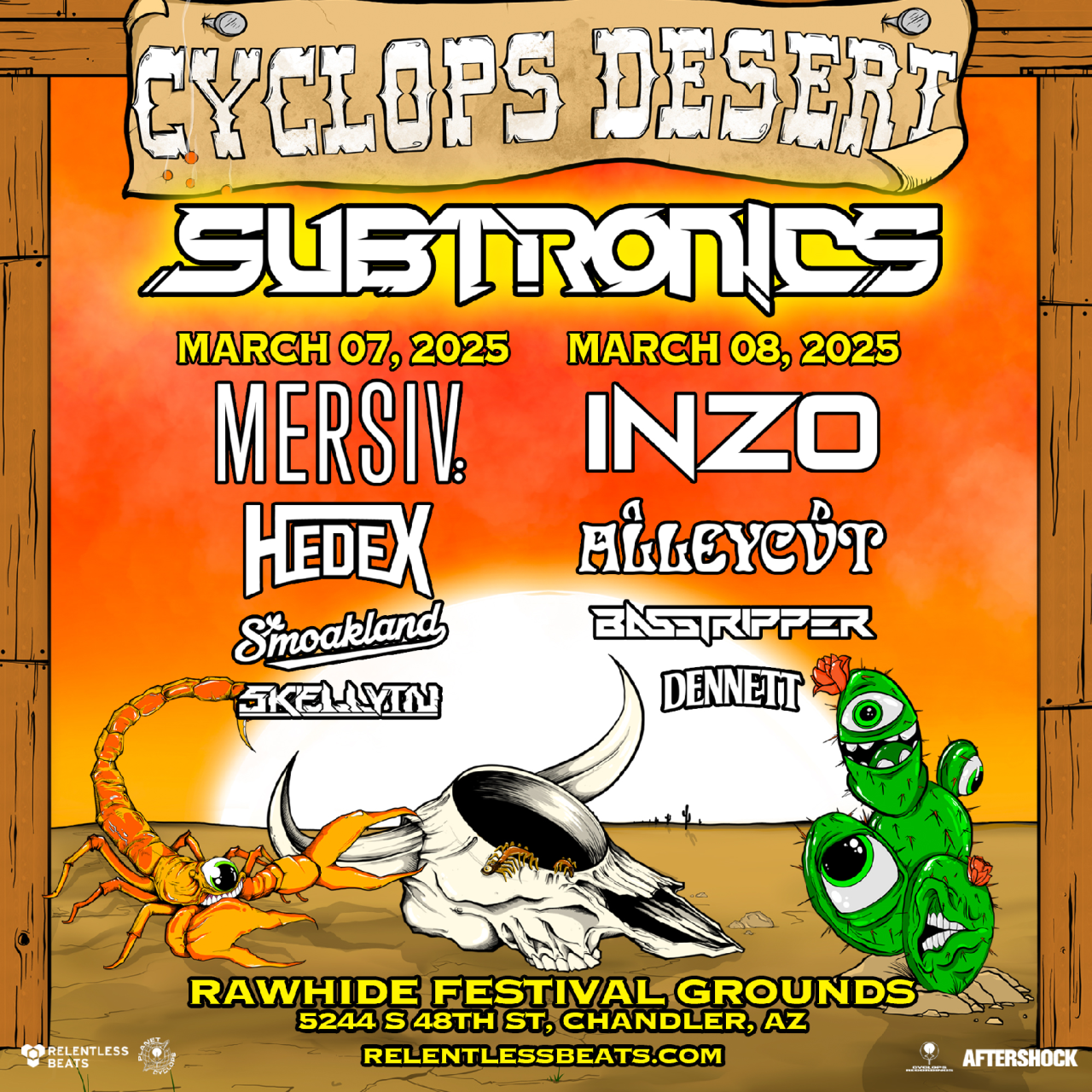 SUBTRONICS CYCLOPS DESERT 2025 by Subtronics | Laylo