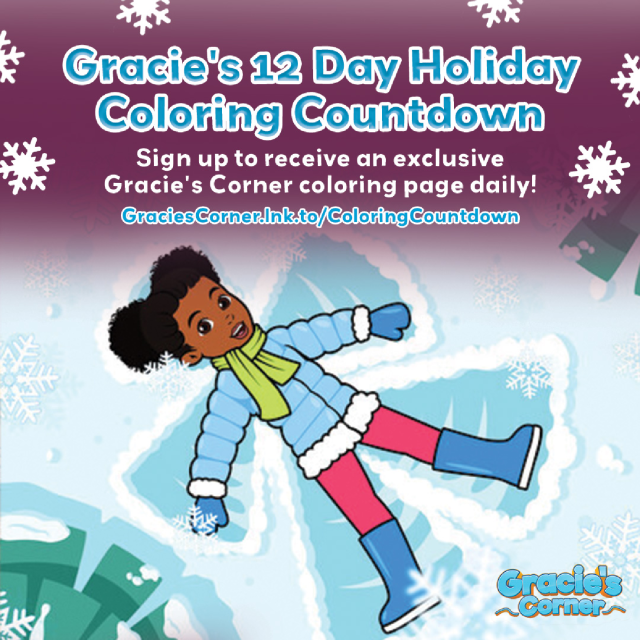 12 Day Holiday Coloring Countdown
