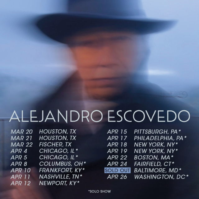 Alejandro Escovedo: Tour Giveaway