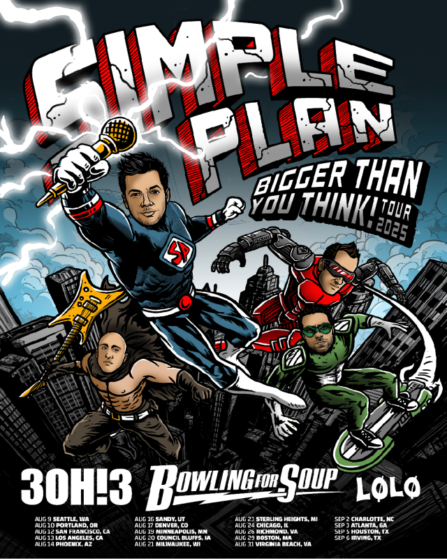 "Bigger Than You Think!" US tour pre-sale happening now! by Simple Plan ...