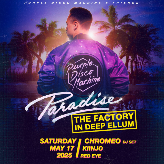 Sign up for presale: Purple Disco Machine Live in Dallas, TX 🇺🇸