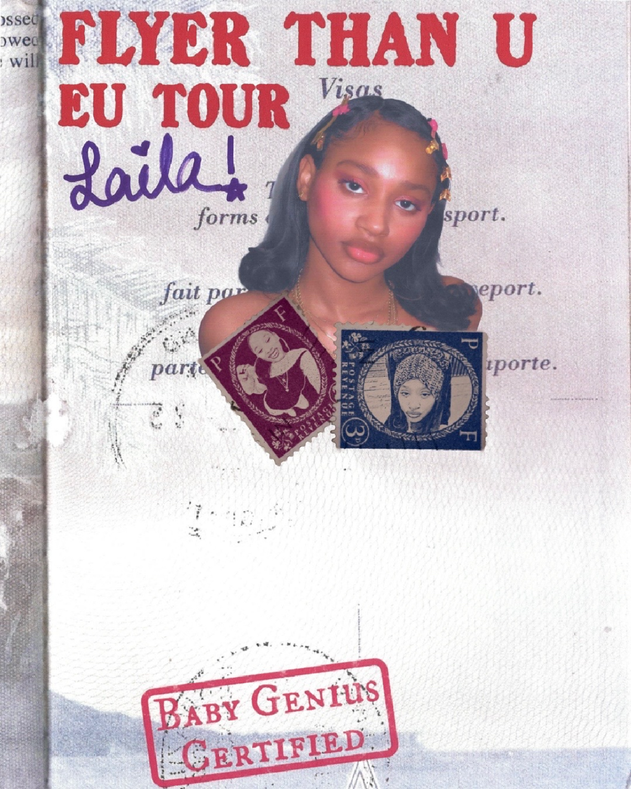 Flyer Than U - Euro Tour Presale by Laila! | Laylo