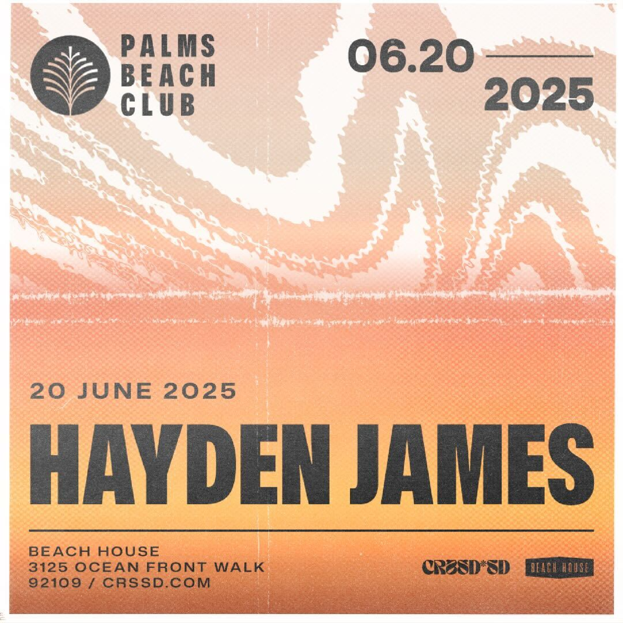 [PRESALE ACCESS] Hayden James at Beach House 6/20
