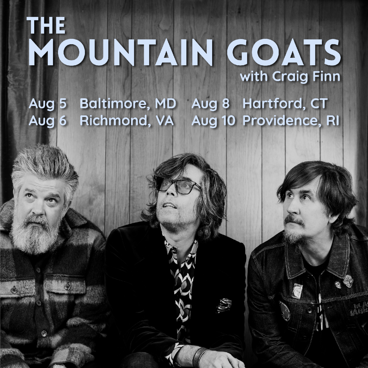 the Mountain Goats Tour with Craig Finn by the Mountain Goats | Laylo