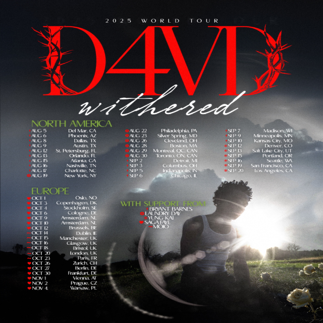 d4vd 2025 Tour by d4vd | Laylo
