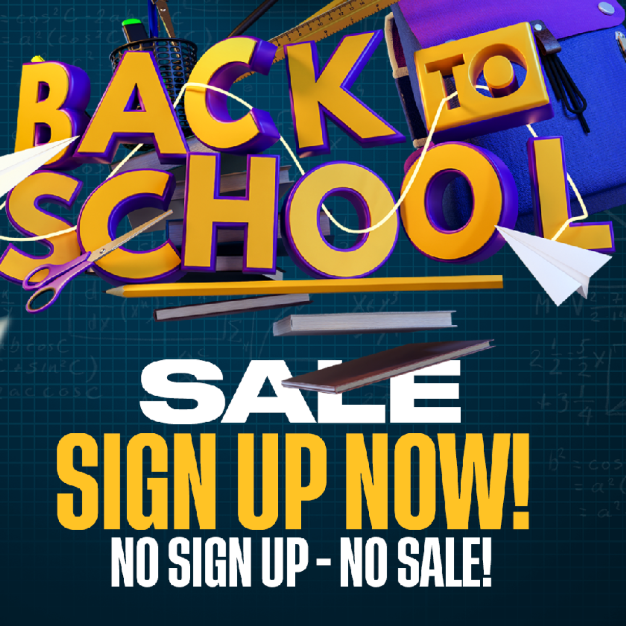 Back 2 School Exclusive Sale! Up to 60%off! Free Signup NOW
