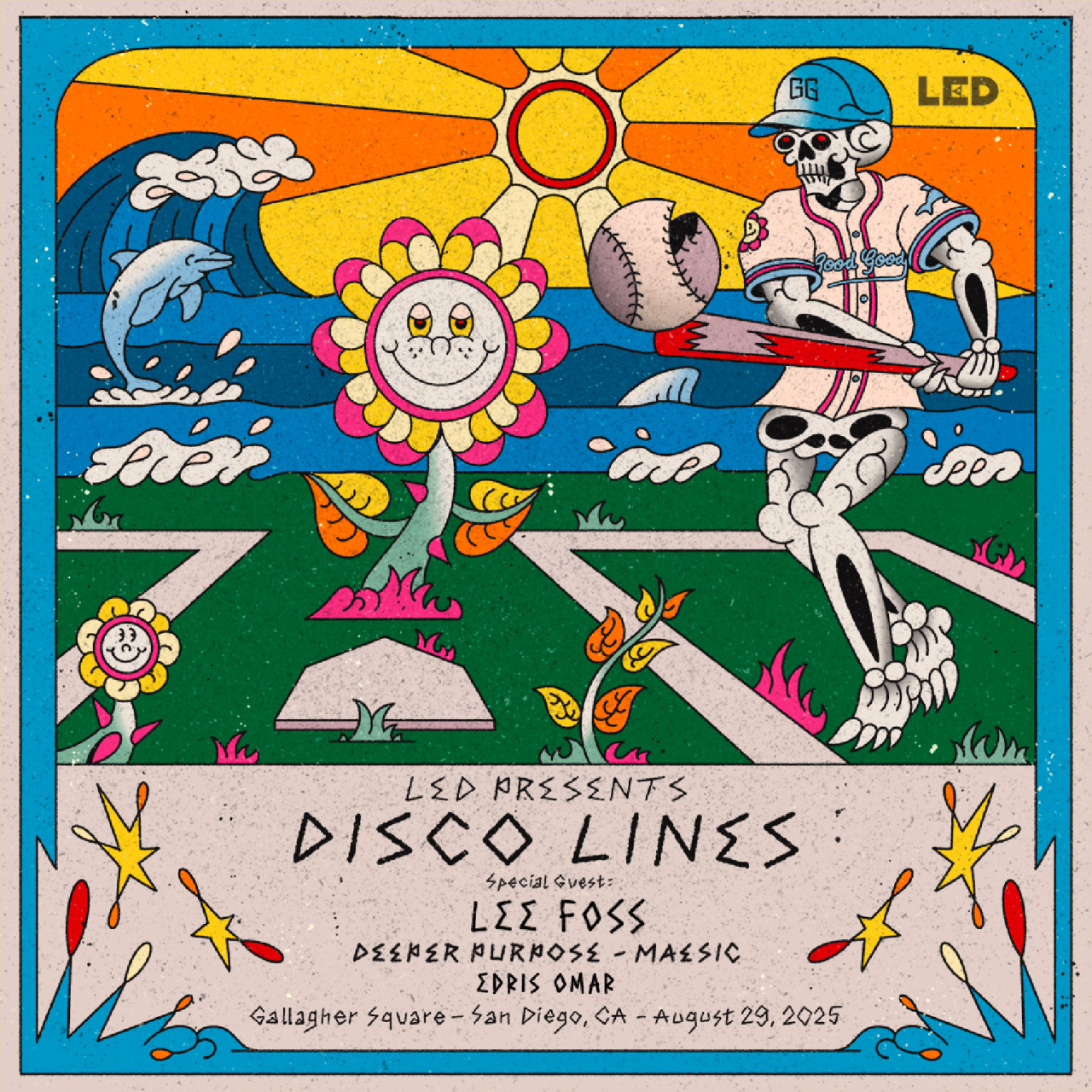 [Waitlist Alert] Disco Lines @ Gallagher Square 8/29 by LED Presents ...