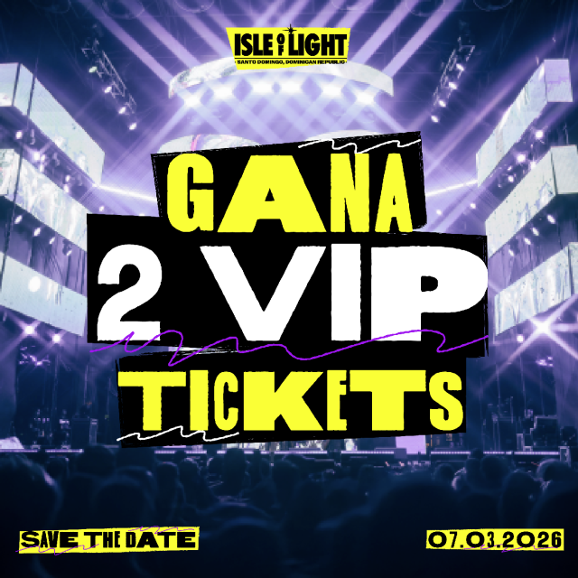 Gana 2 BOLETAS VIP para Isle of Light 2026 🎉 Regístrate aquí para ganar ...