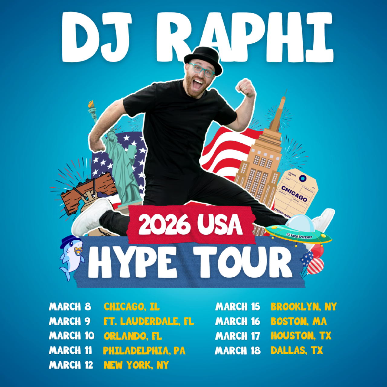 Dj Raphi 2026 Usa Tourtickets On Sale Now