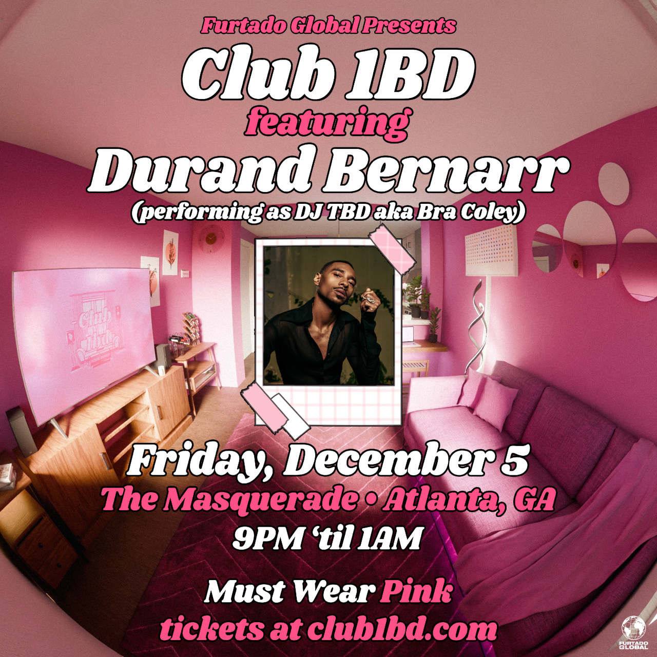 Club 1BD ATL feat. Durand Bernarr (DJ Set) by Club 1BD | Laylo