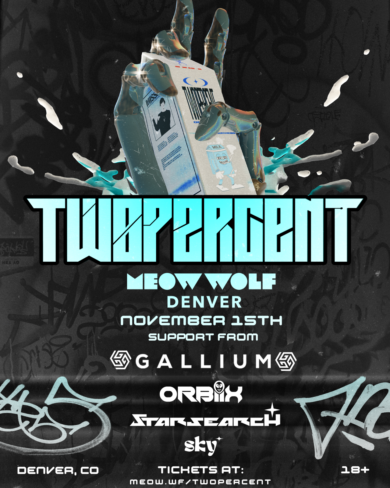 TWOPERCENT LIVE AT MEOW WOLF 2025 by Twopercent | Laylo