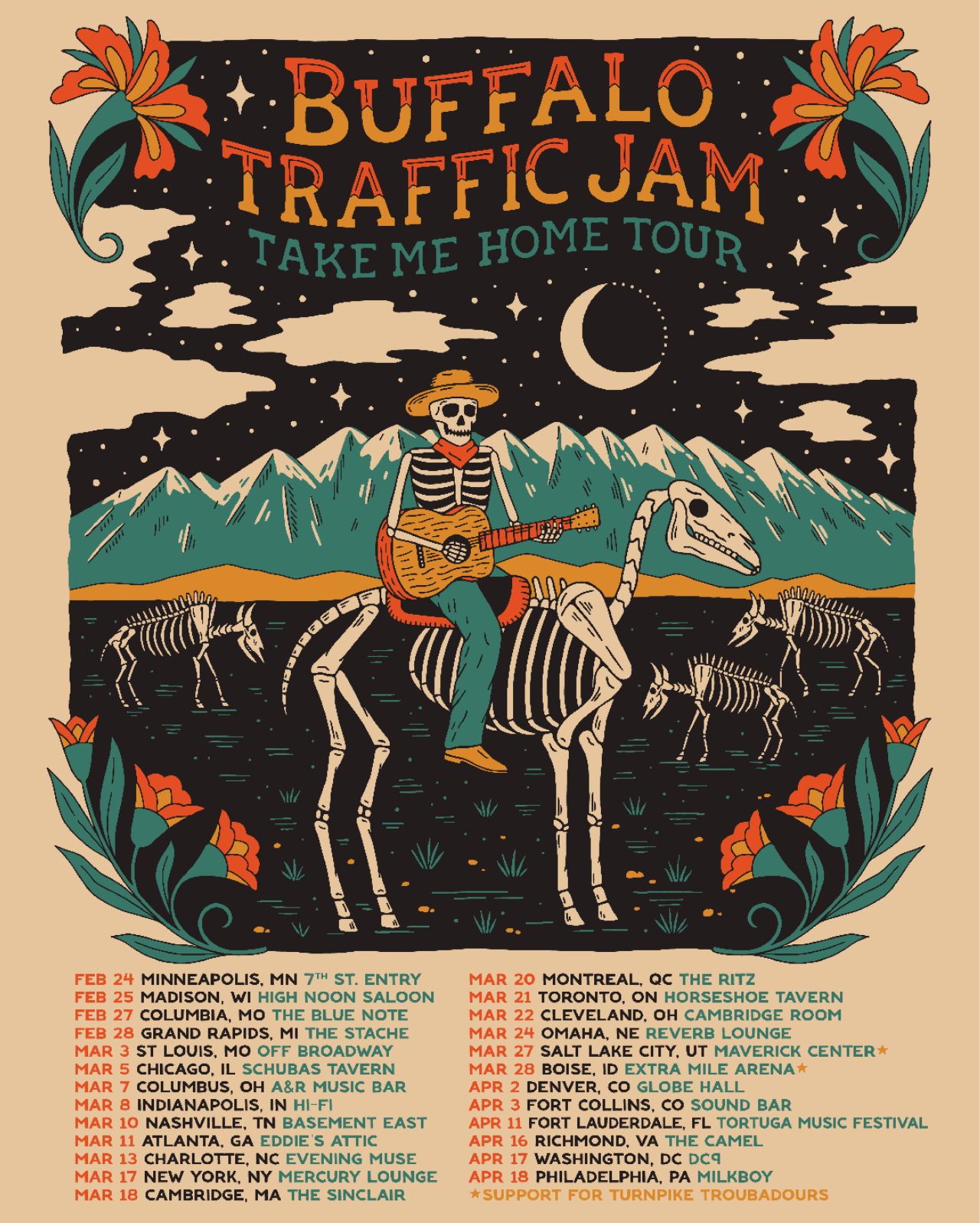 Buffalo Traffic Jam - Take Me Home Tour