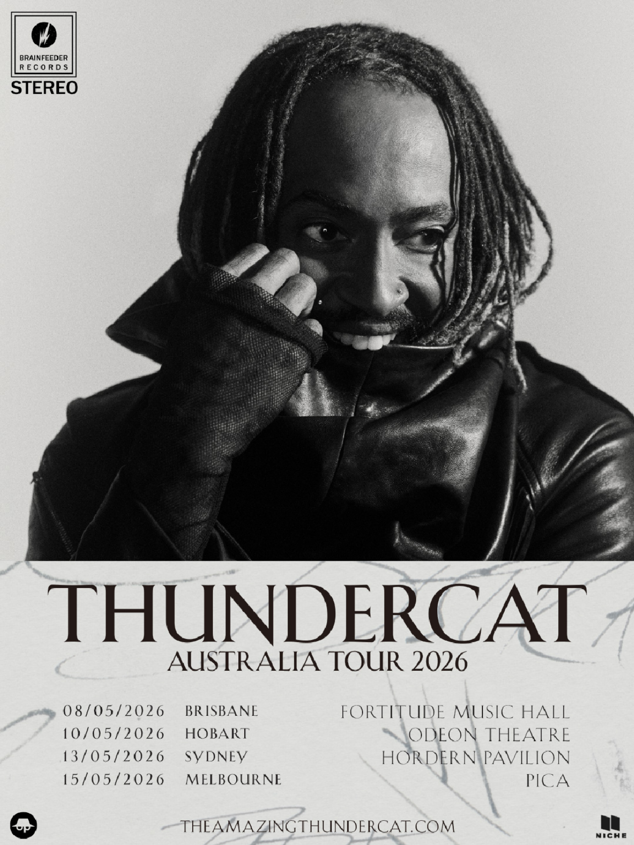 Thundercat Australia Tour - On Sale now by Niche Productions | Laylo