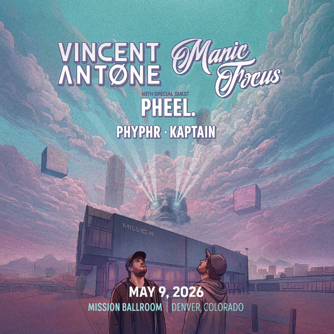 Vincent Antone x Manic Focus - Mission Ballroom PreSale by Vincent ...