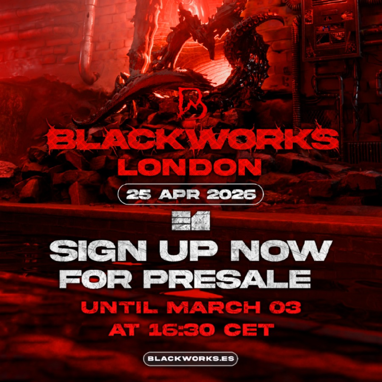 25.04 Blackworks London Sign up by E1 | Laylo