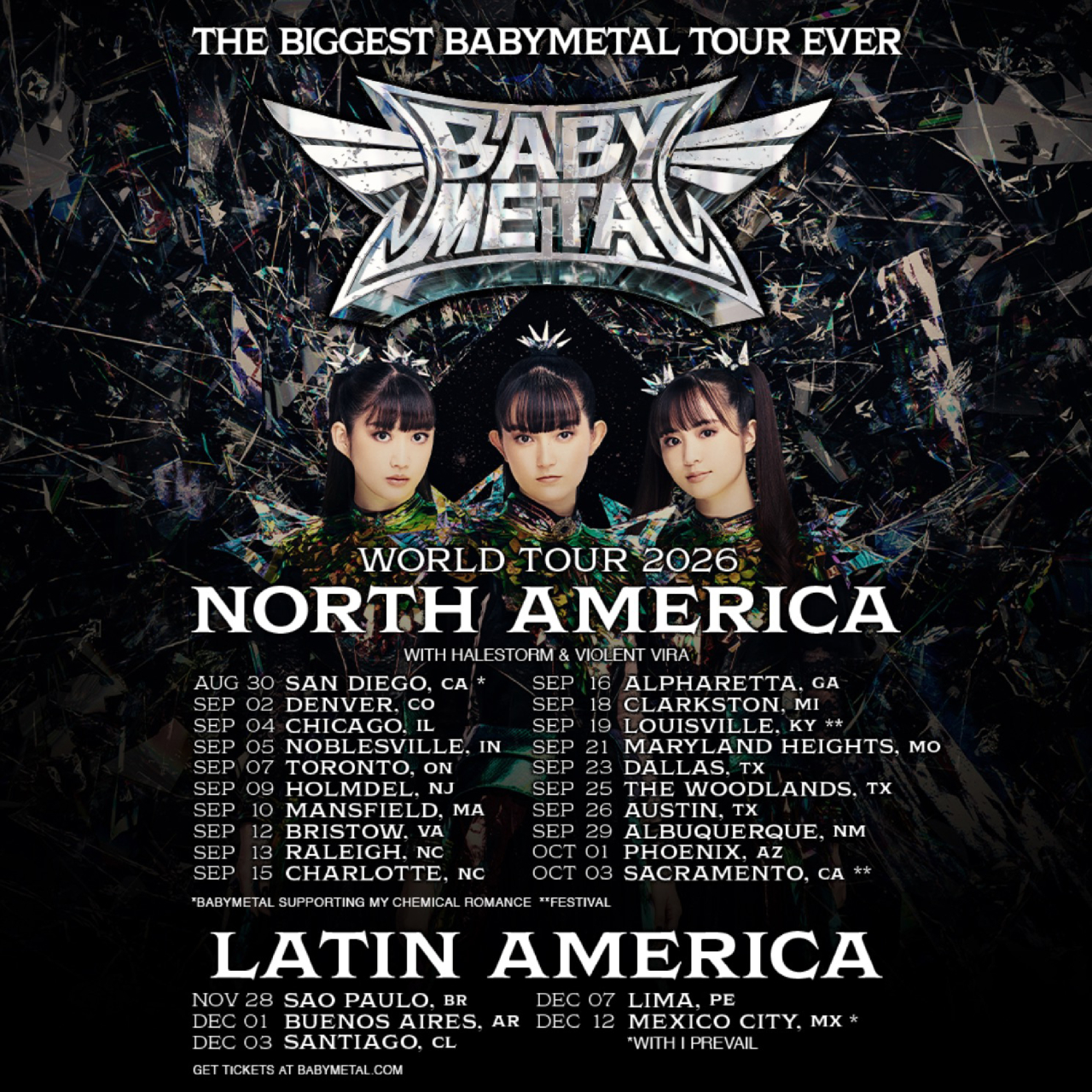 BABYMETAL WORLD TOUR by BABYMETAL | Laylo